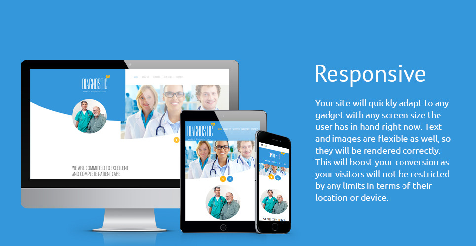 Medical Responsive Website Template #58241 - TemplateMonster