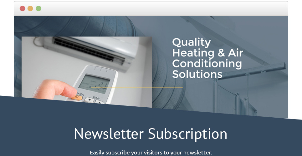 Air Conditioning Responsive Landing Page Template