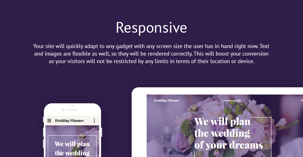 Wedding Shop Responsive Website Template - TemplateMonster