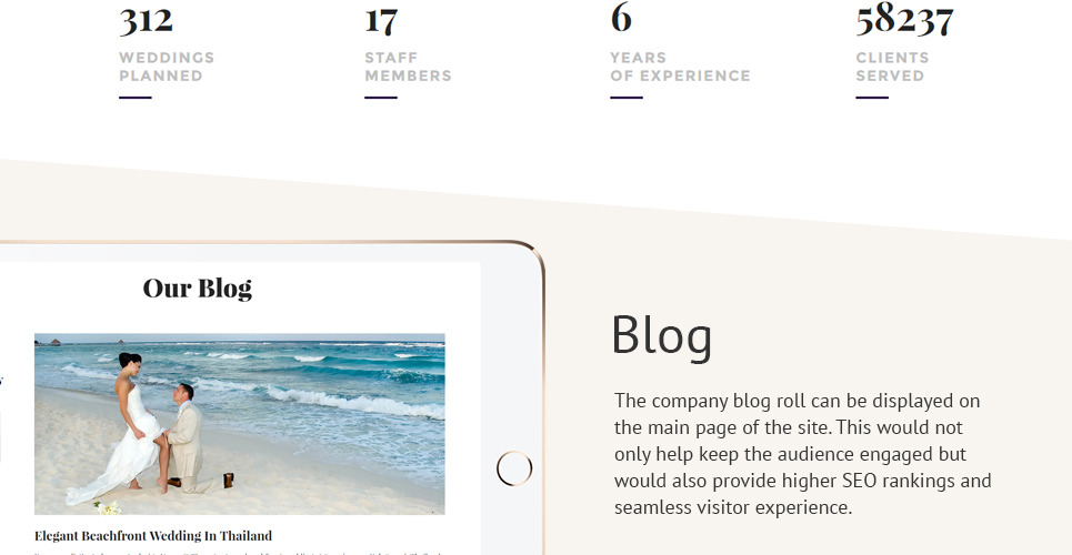 Wedding Shop Responsive Website Template - TemplateMonster