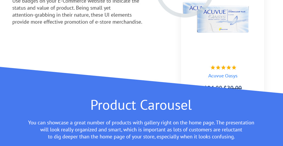 Contact Lens OpenCart Template #58294 - TemplateMonster