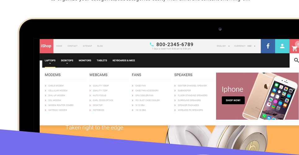 Computer Store Responsive PrestaShop Theme - TemplateMonster