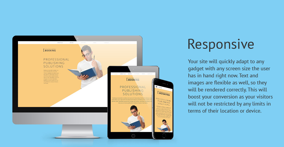 Publishing Company Responsive Website Template