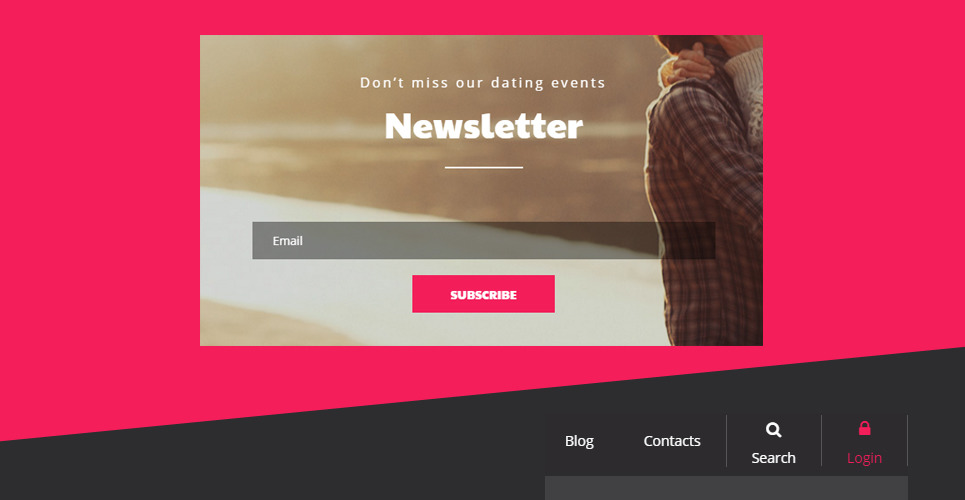 Dating Joomla Template #58364 - TemplateMonster