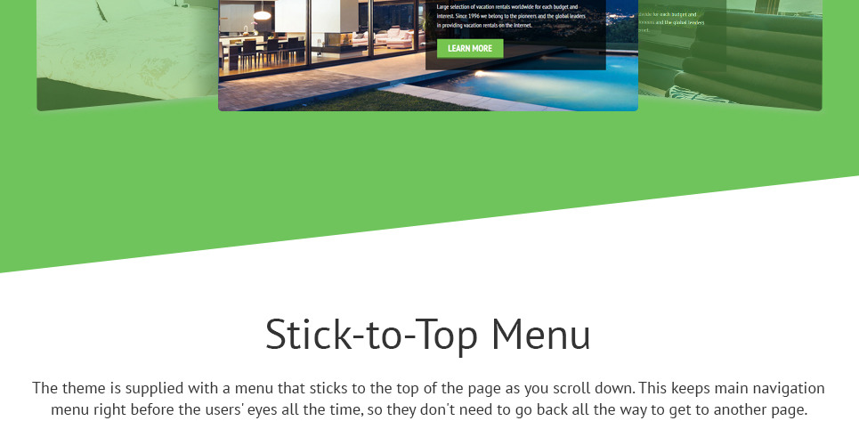 Holiday Homes for Rent Website Template - TemplateMonster