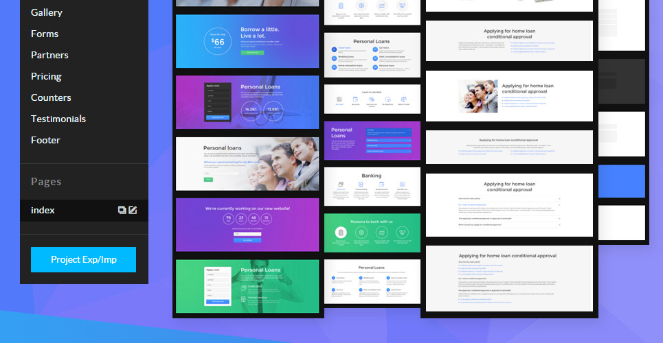 Financial Advisor Responsive Landing Page Template