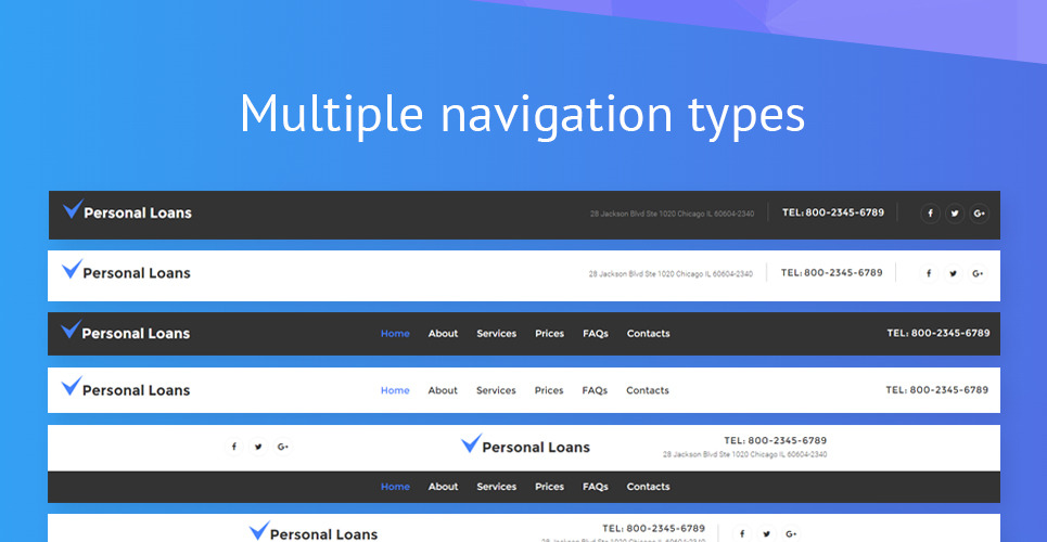 Financial Advisor Responsive Landing Page Template