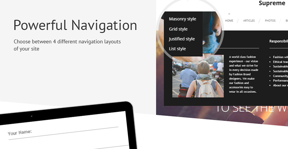 Supreme Website Template #58721 - TemplateMonster