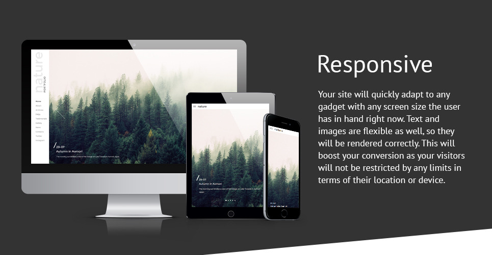 Photography Responsive Website Template - TemplateMonster