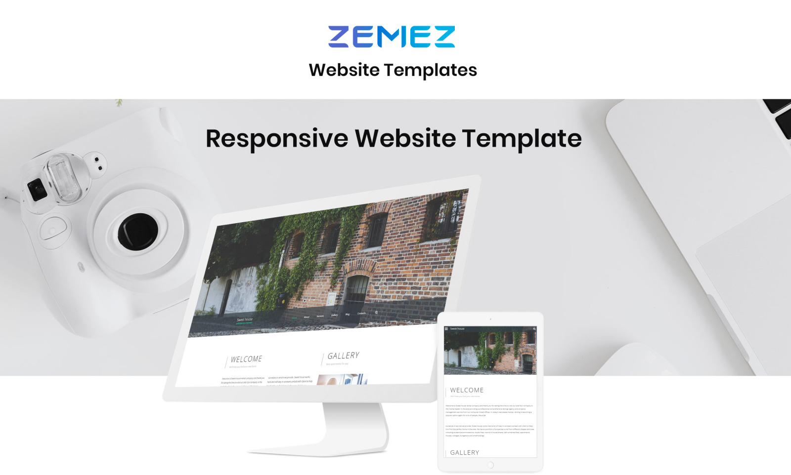 Sweet House Website Template #58832 - TemplateMonster