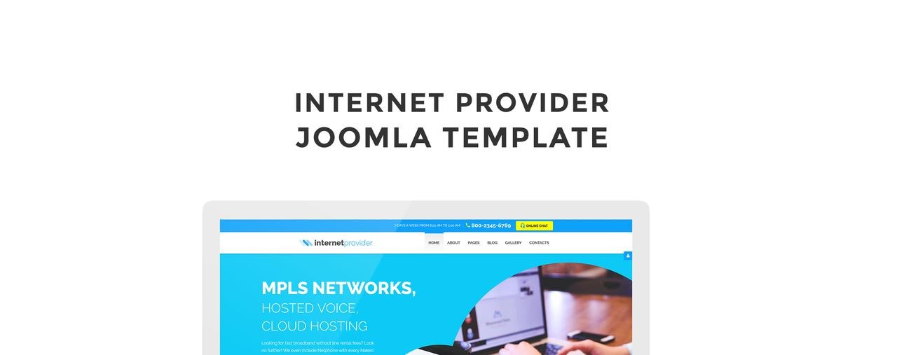 Internet Provider Joomla Template #58868 - TemplateMonster