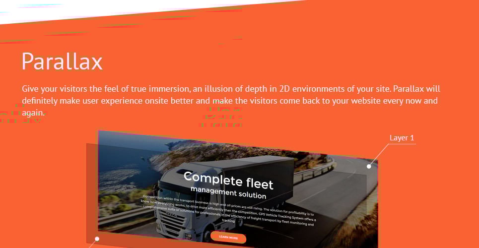 GPS Vehicle Tracking System Website Template