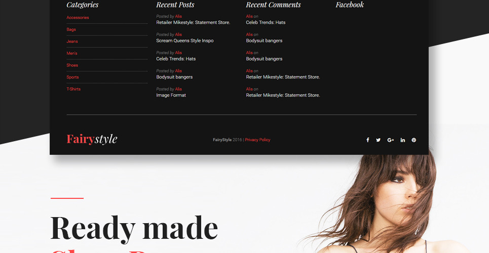 FairyStyle Website Template #58907 - TemplateMonster