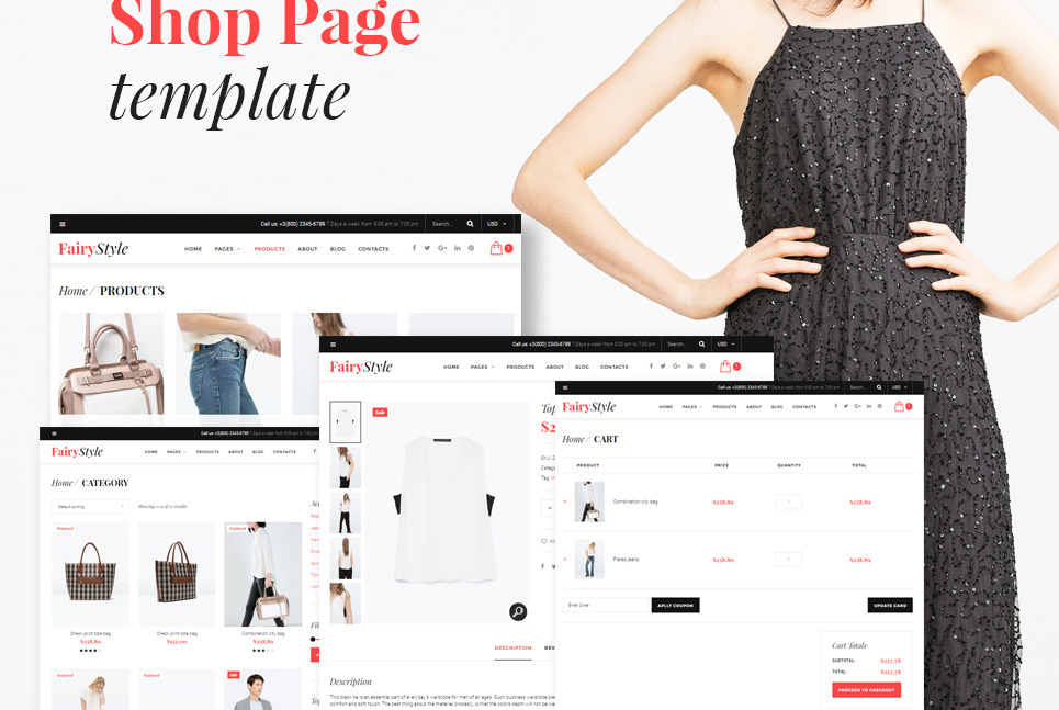 FairyStyle Website Template #58907 - TemplateMonster