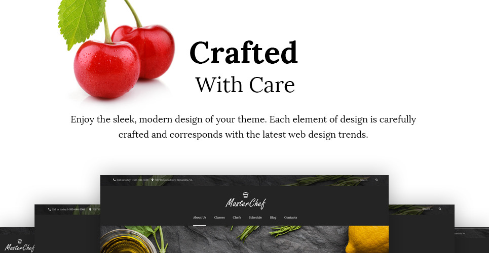 Master Chef Cooking School WordPress Theme - TemplateMonster