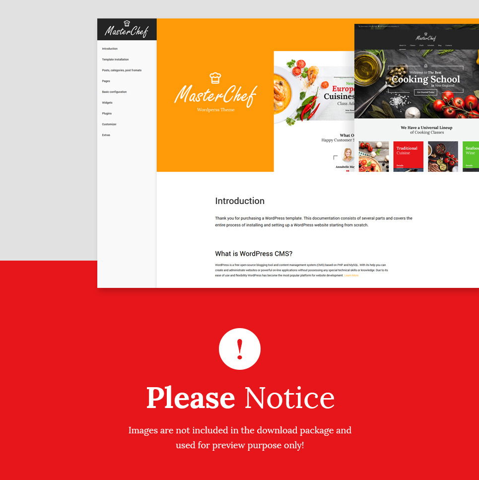 Master Chef Cooking School WordPress Theme - TemplateMonster