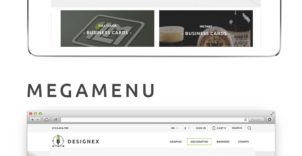 Designex - Corporate design PrestaShop Theme