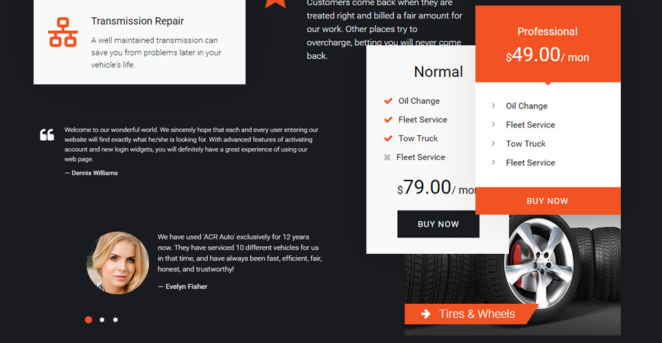 ACR Auto - Car Repair Modern Multipage HTML Website Template