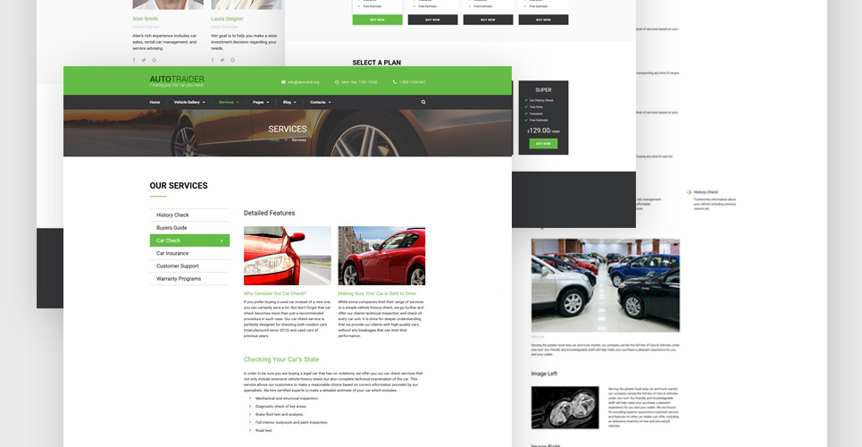 AutoTrader Website Template #59051 - TemplateMonster
