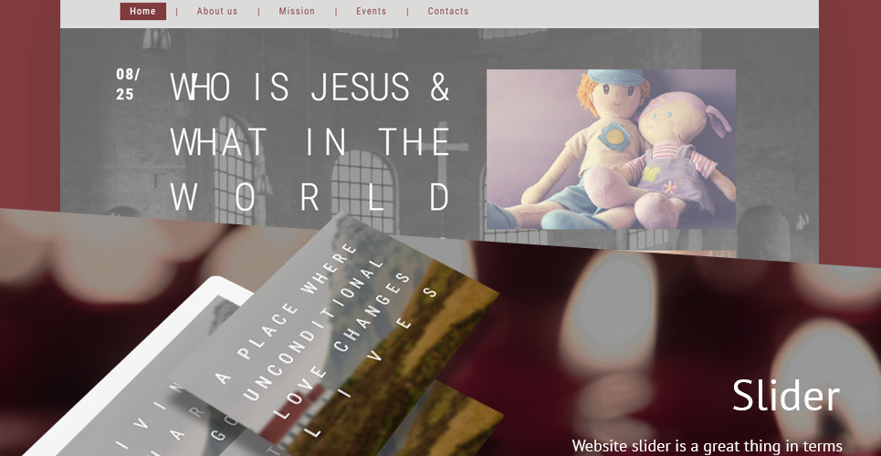 Christian Responsive Website Template - TemplateMonster