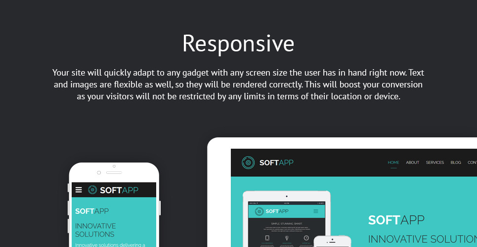 Software Responsive Website Template - TemplateMonster