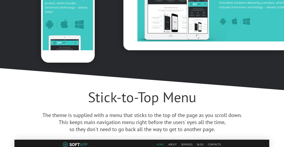 Software Responsive Website Template - TemplateMonster