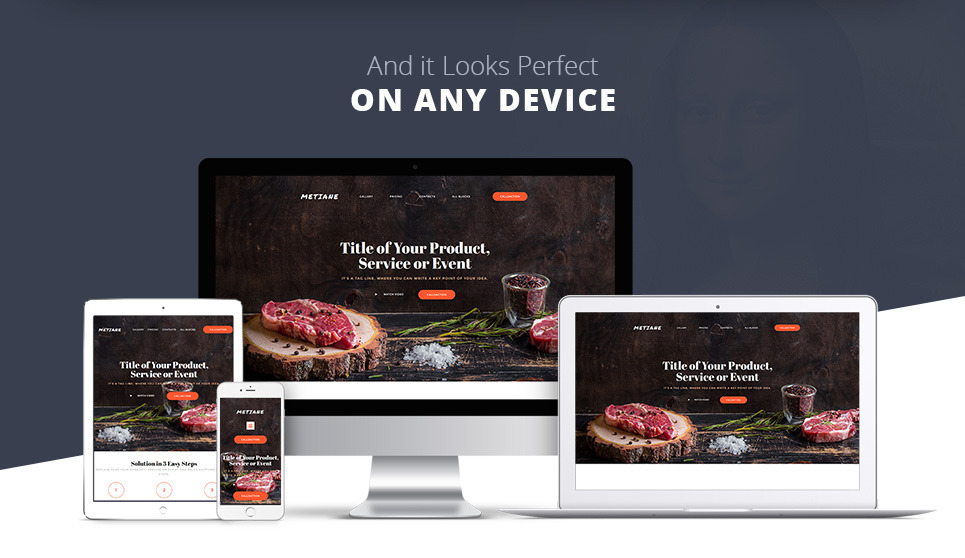 Cafe and Restaurant Landing Page Template - TemplateMonster