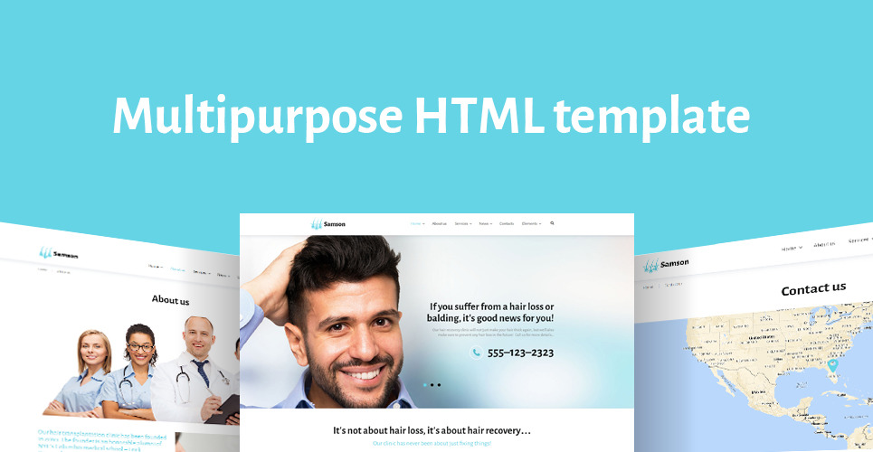 Samson Website Template #60022 - TemplateMonster