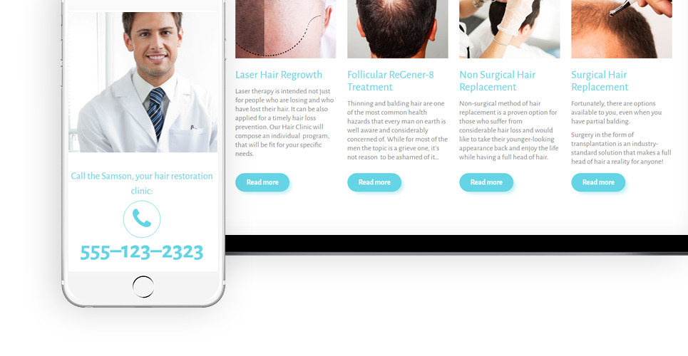 Samson Website Template #60022 - TemplateMonster