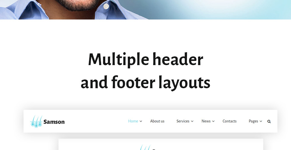 Samson Website Template #60022 - TemplateMonster