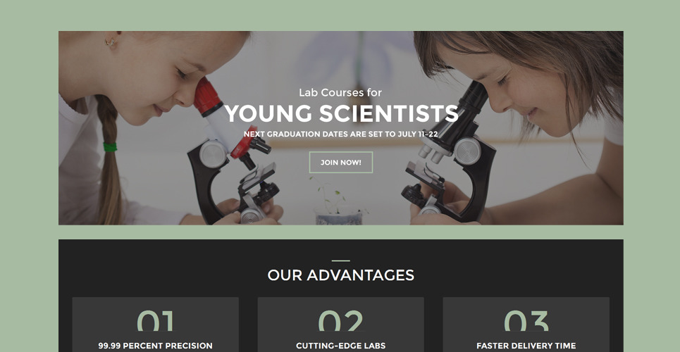 Astronomy Responsive WordPress Theme - TemplateMonster