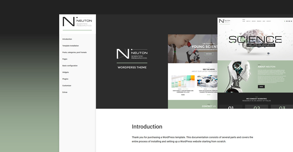 Astronomy Responsive WordPress Theme - TemplateMonster