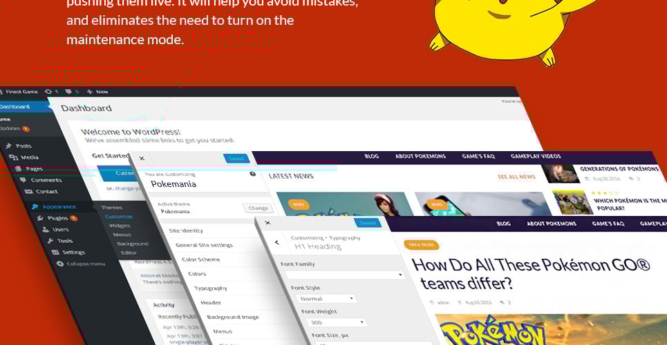 Pokemania - Game Portal Pokemon WordPress Theme