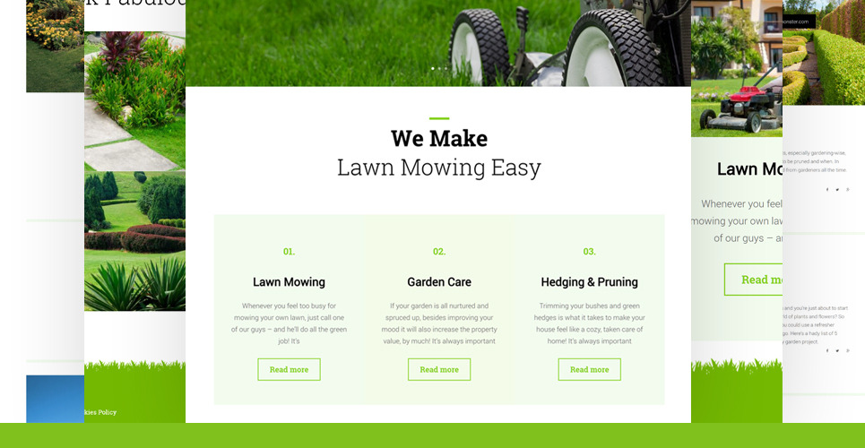 GreenField - Lawn Mowing Company Responsive WordPress Theme
