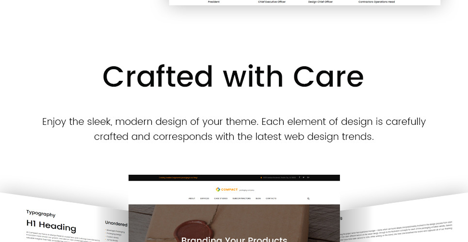 Compact - Packaging Company WordPress Theme - TemplateMonster