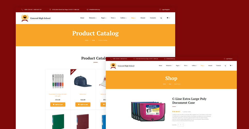 Education Responsive Website Template - TemplateMonster