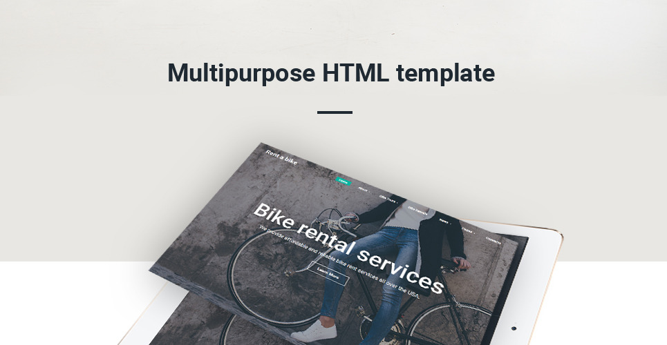 Bike Shop Website Template #61188 - TemplateMonster