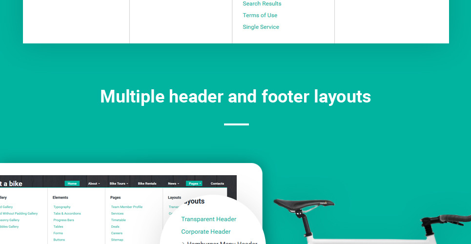 Bike Shop Website Template #61188 - TemplateMonster