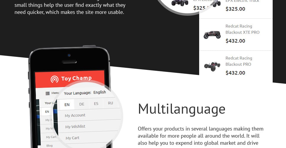 Toy Champ Magento Theme #61192 - TemplateMonster