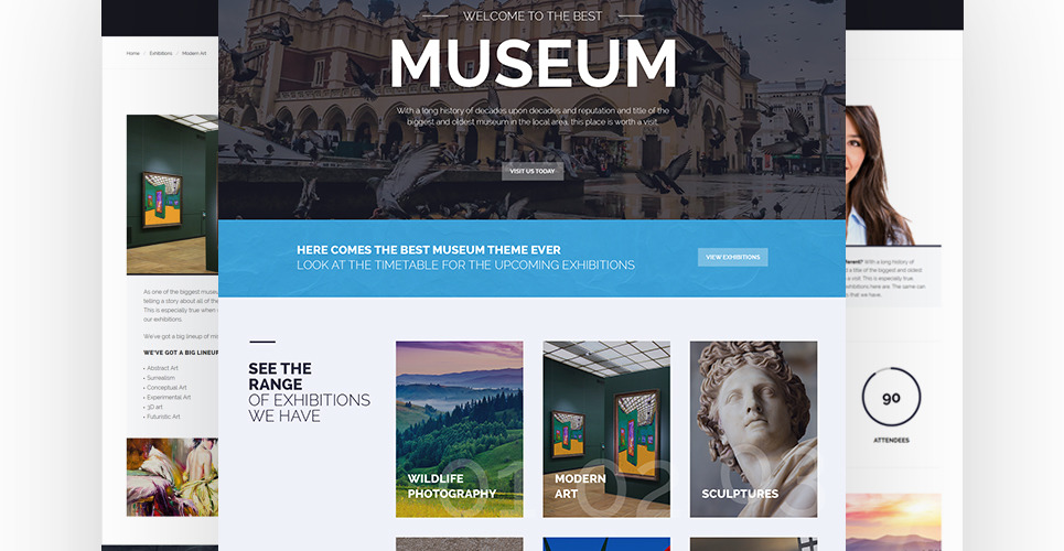 Preservarium - Museum Responsive WordPress Theme