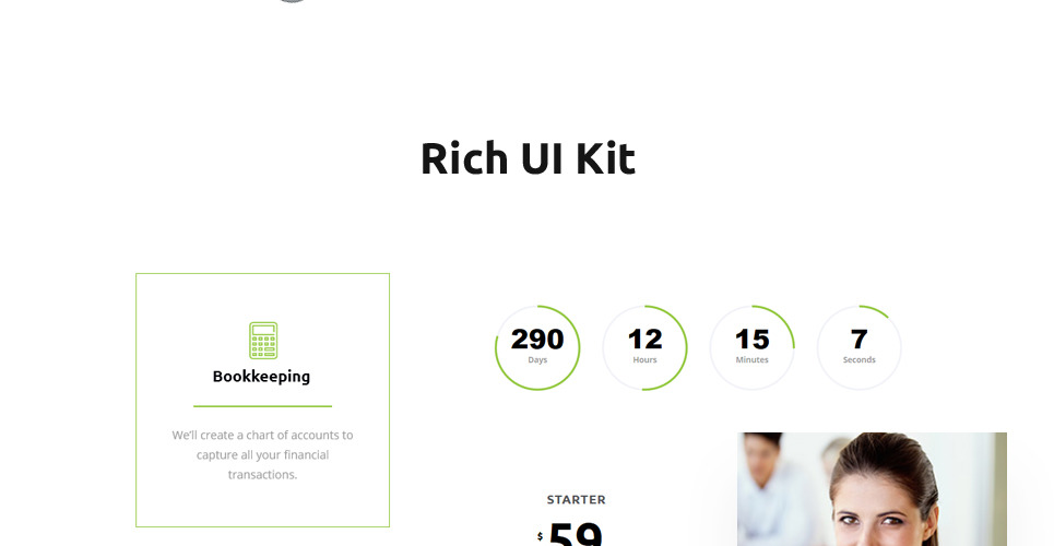 Tax Advisor & Financial Consultant Website Template