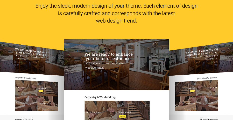 Smartwood - Carpentry & Woodworking WordPress Theme