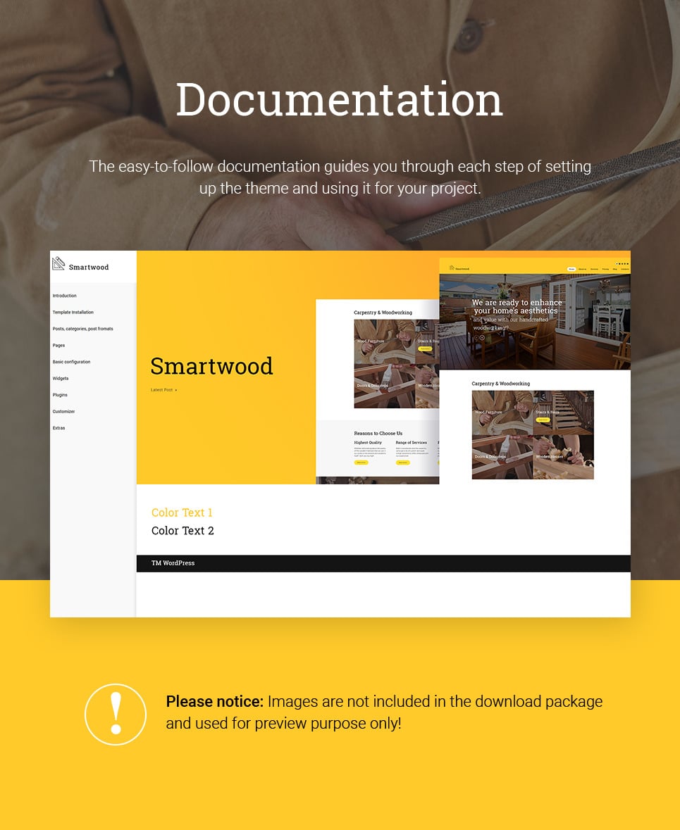 Smartwood - Carpentry & Woodworking WordPress Theme
