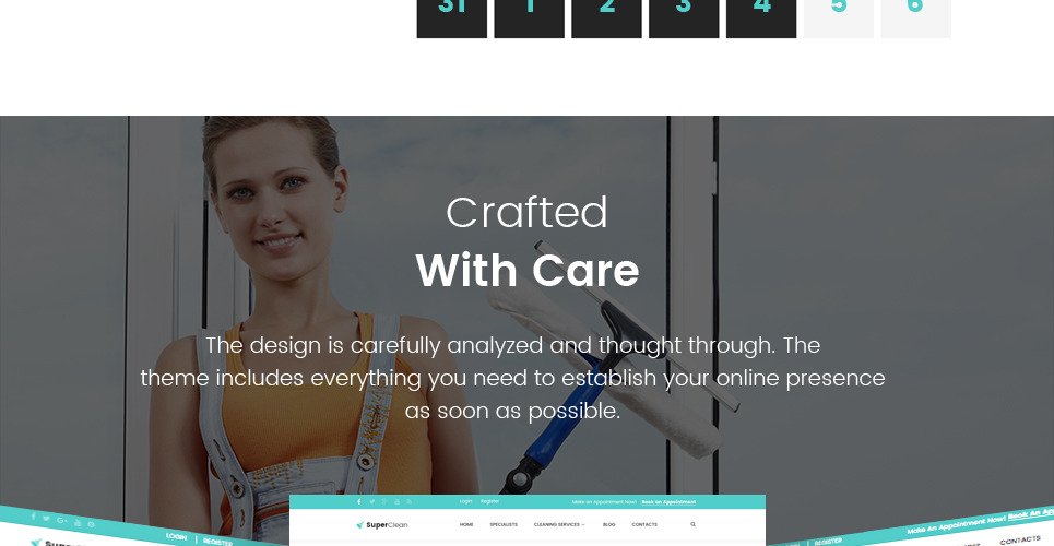 SuperClean - Cleaning & Maintenance Service WordPress Theme
