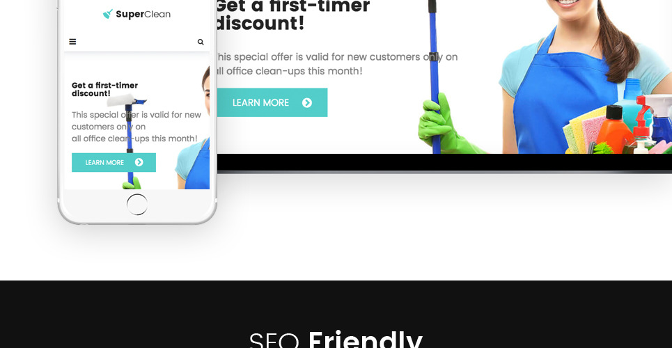SuperClean - Cleaning & Maintenance Service WordPress Theme