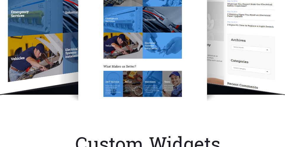 Volt - Local Electrical Service WordPress Theme