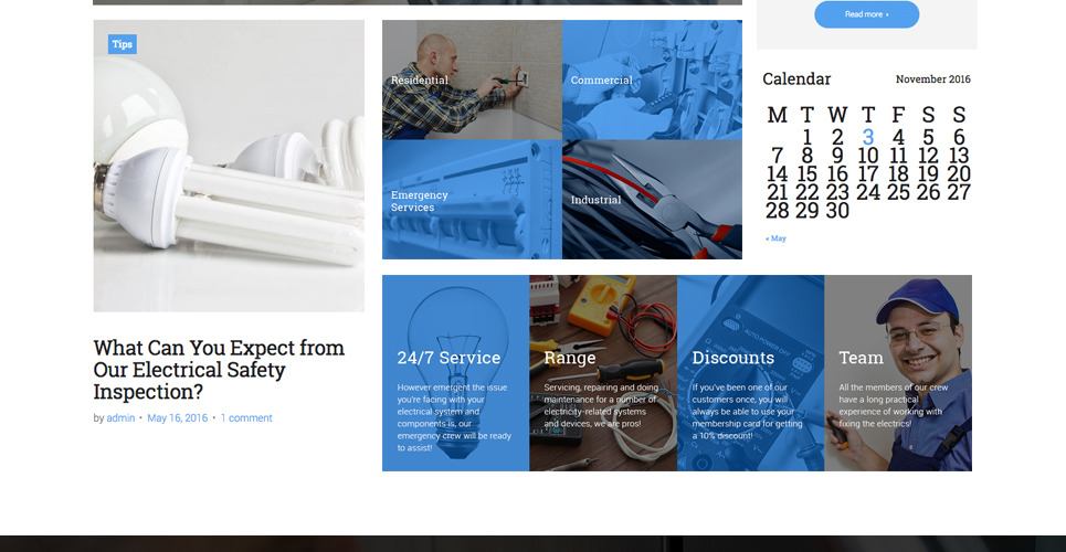 Volt - Local Electrical Service WordPress Theme
