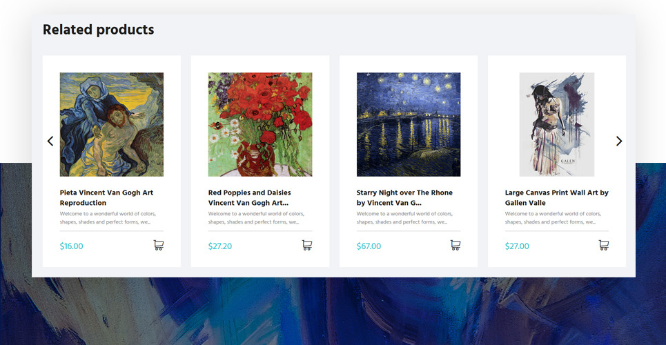 Artworker - Online Gallery & Artist Portfolio PrestaShop Theme