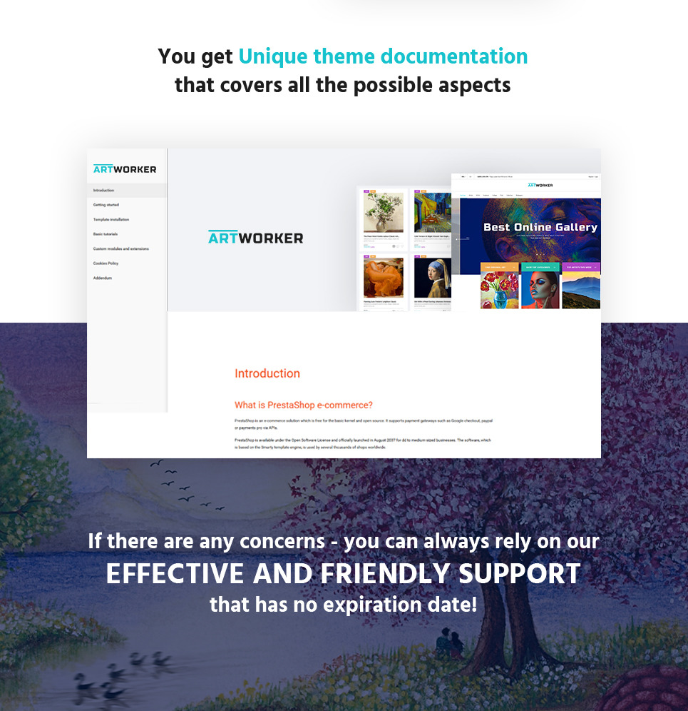 Artworker - Online Gallery & Artist Portfolio PrestaShop Theme
