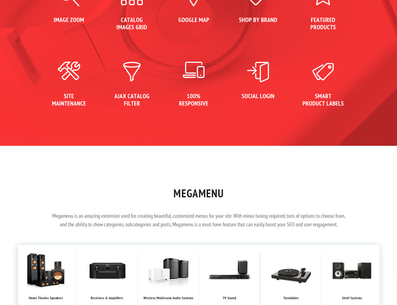 Audionica - Audio Shop Magento Theme - TemplateMonster